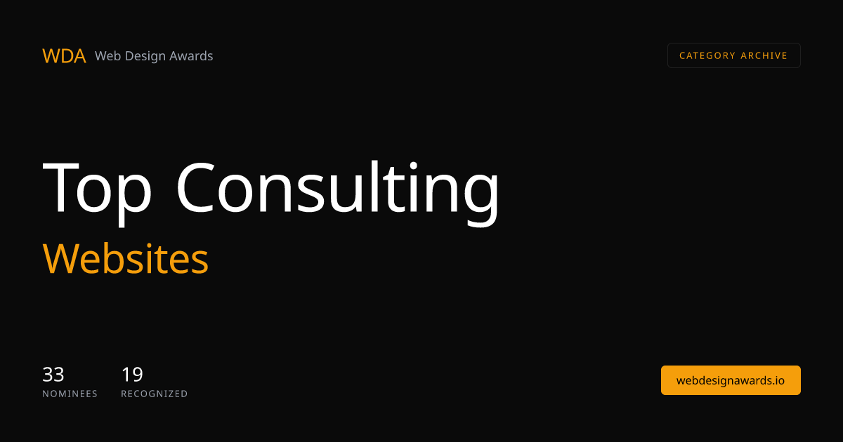 Top 33 Consulting Websites (2026) | Web Design Awards | Web Design Awards